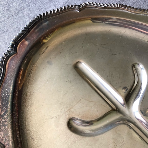 staffordshire Webster Wilcox | Dining | Staffordshire Silver Platter ...